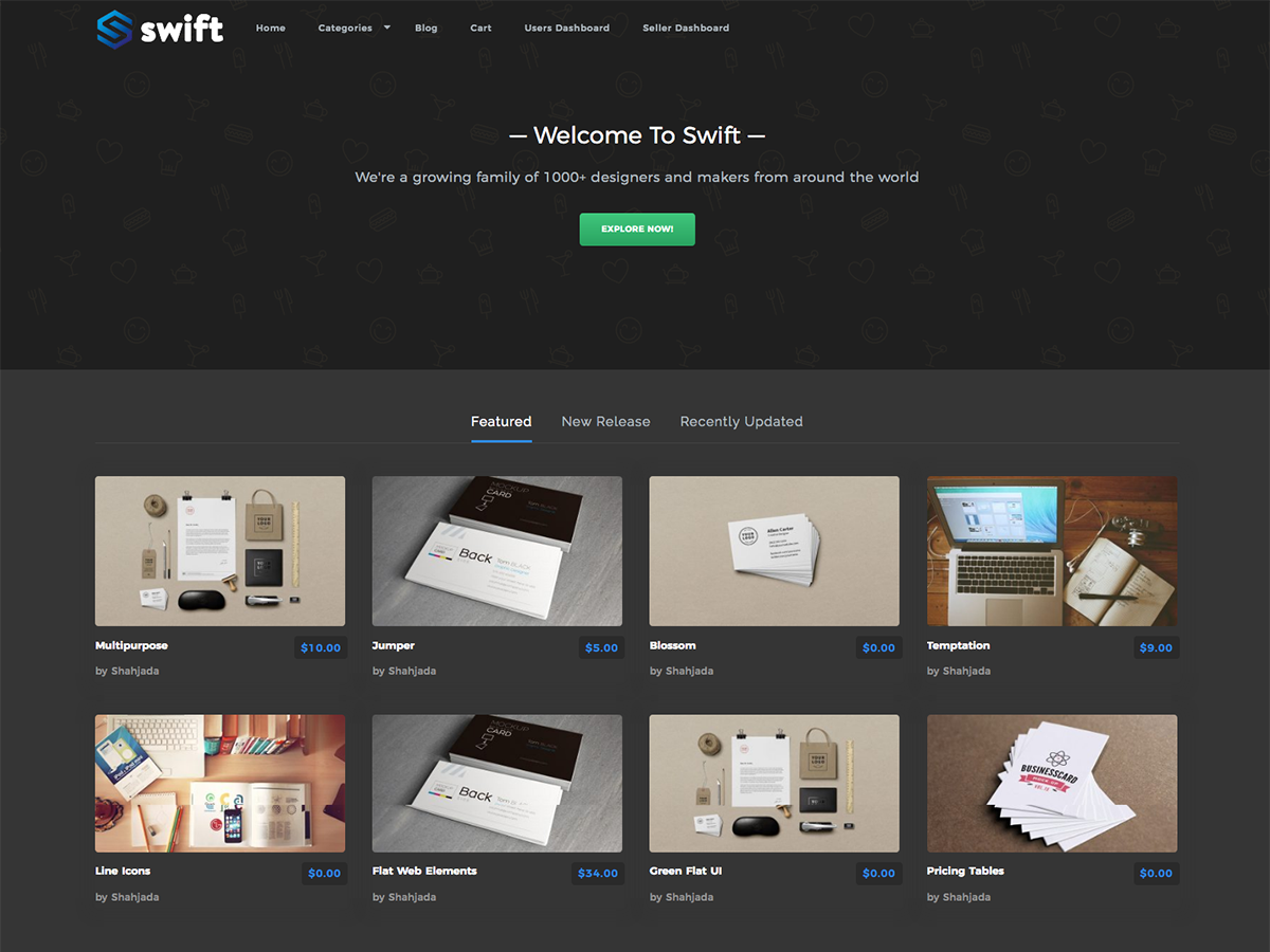 Swift - WordPress Theme for Selling Digital Products